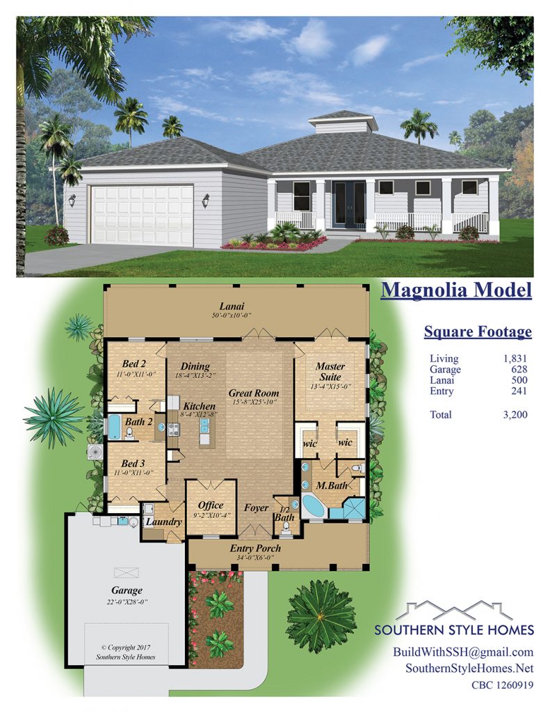 Southern Style Homes Magnolia Model - Punta Gorda Model Home